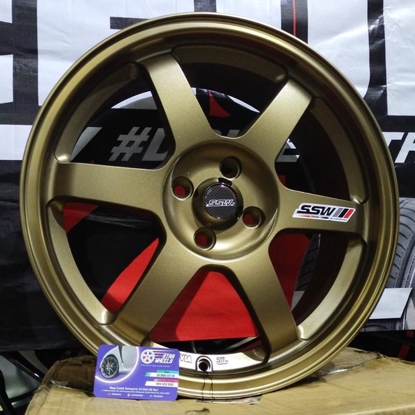 Jual Velg Mobil SSW S202 TE37 R17 x 7 Pcd 4x100 Et 38 | Shopee Indonesia