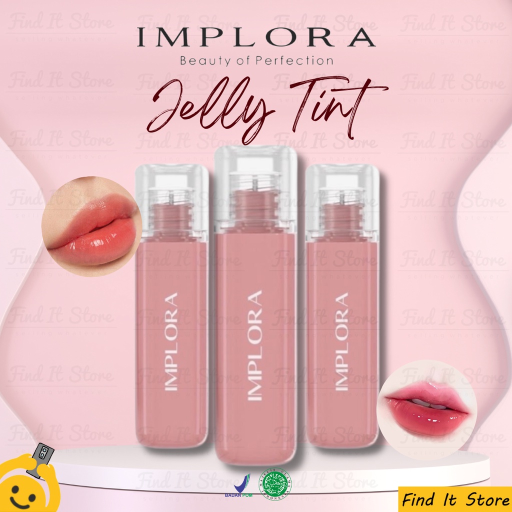 Jual Implora Jelly Tint | Lip Tint | Lip Gloss | Jelly Liptint | BPOM ...