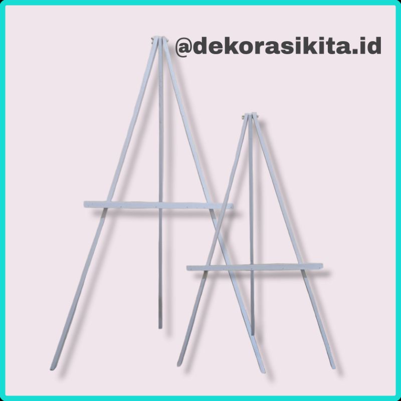 Jual Stand foto kayu /standing akrilik / Stand foto wedding / Standing ...