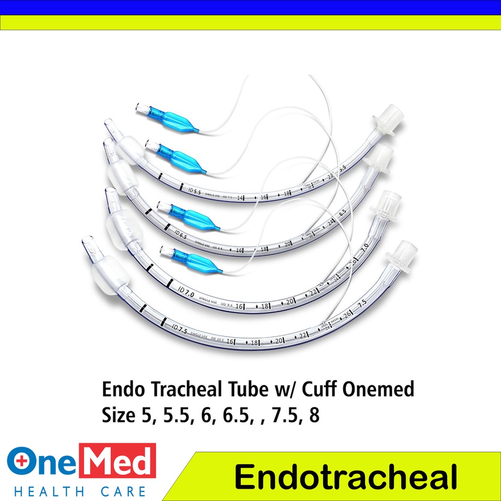 Jual Endotracheal Tube / ETT With Cuff Non Spiral OneMed Steril ...