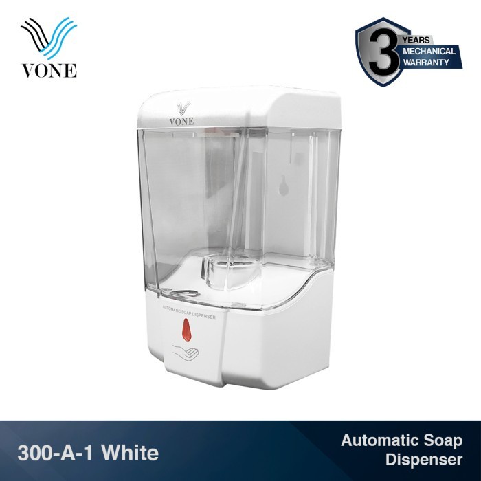 Jual VONE 300-A-1 Putih Tempat Sabun Cair Otomatis Sensor Infrared ABS ...