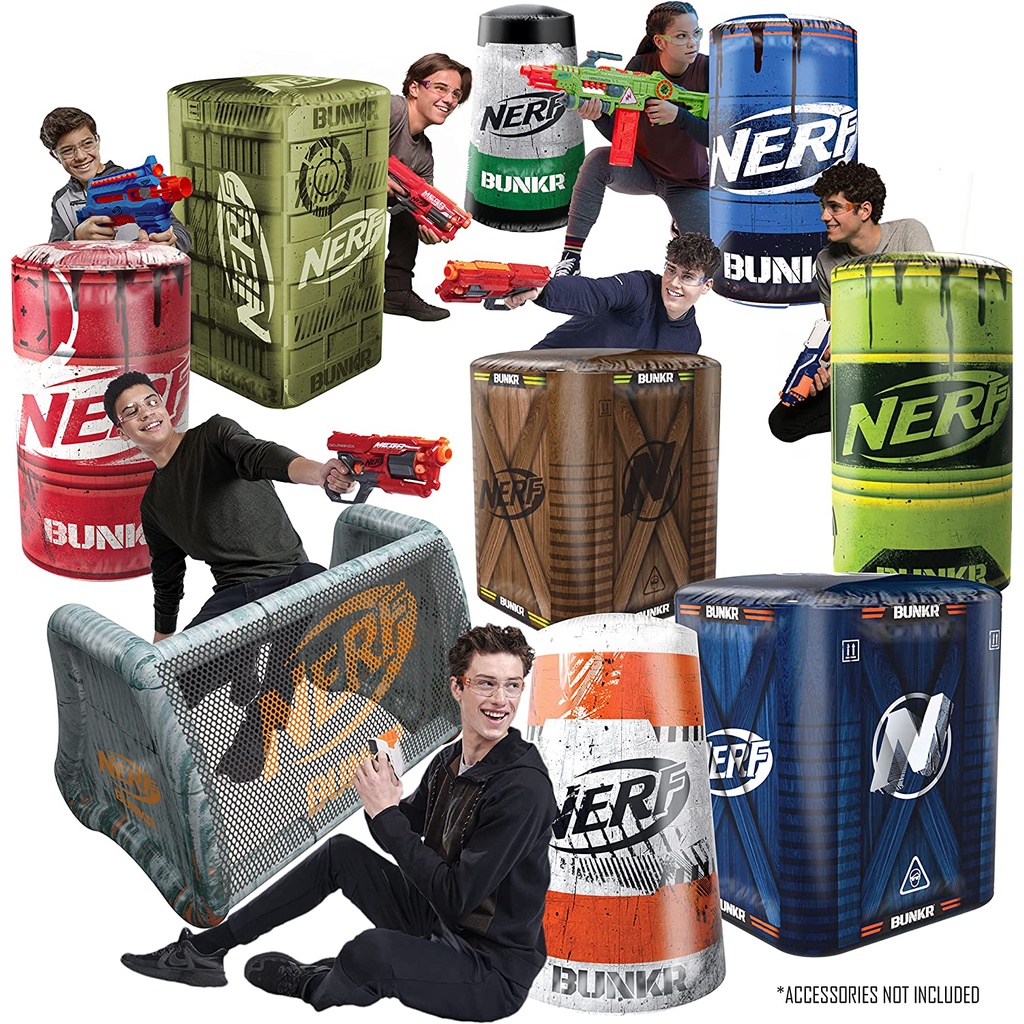 Jual Nerf BUNKR Competition Pack SINGLE Inflatable Barrier Bunker Balon ...