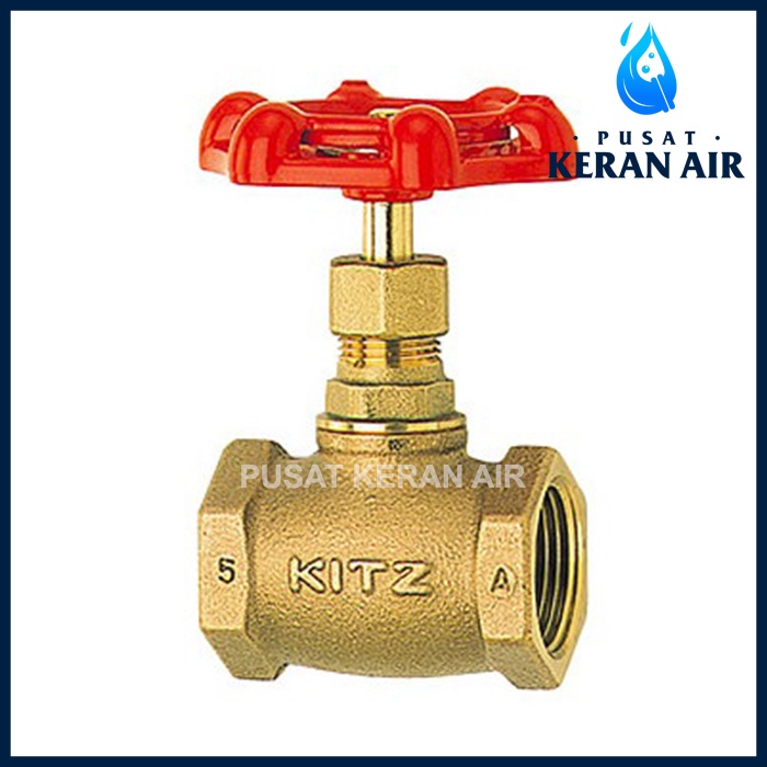 Jual 1 1/2" GLOBE VALVE KITZ #100 KUNINGAN | Shopee Indonesia