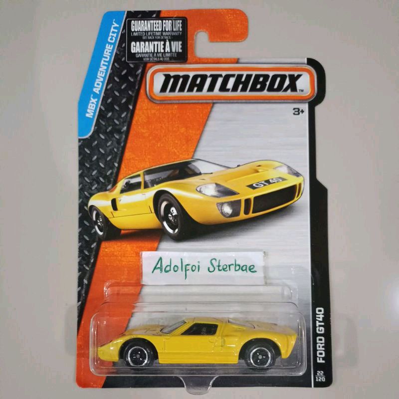 Jual matchbox ford gt40 gt 40 mbx adventure city | Shopee Indonesia