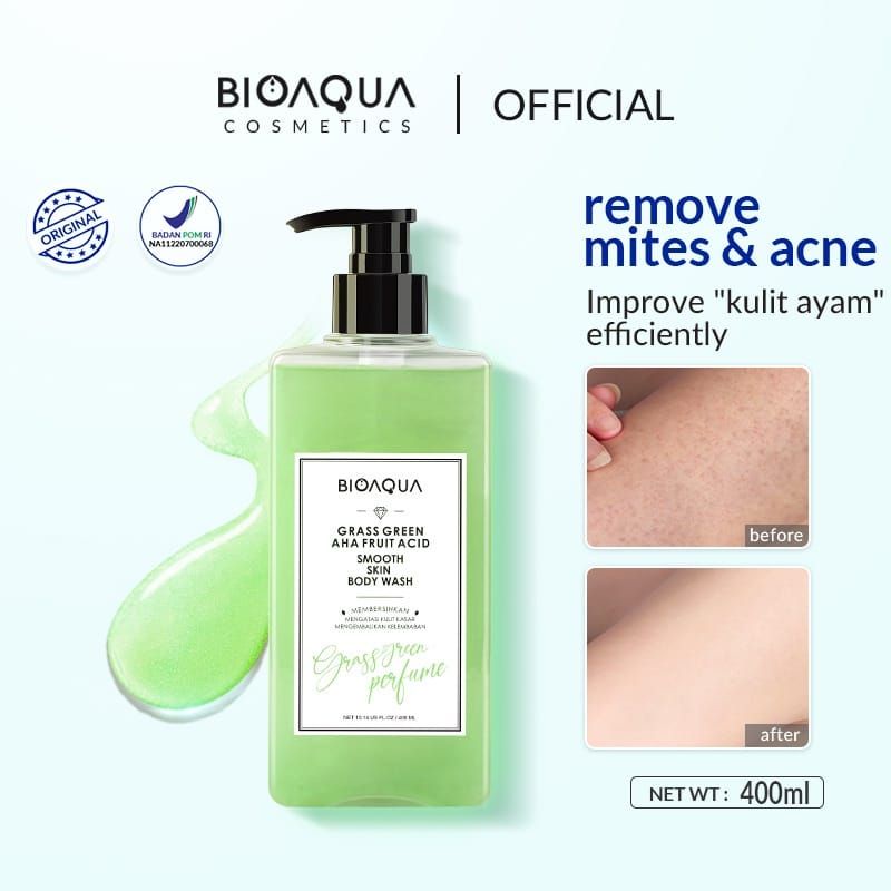 Jual Bioaqua 24k gold Nicotinamide body wash 400ml | Shopee Indonesia