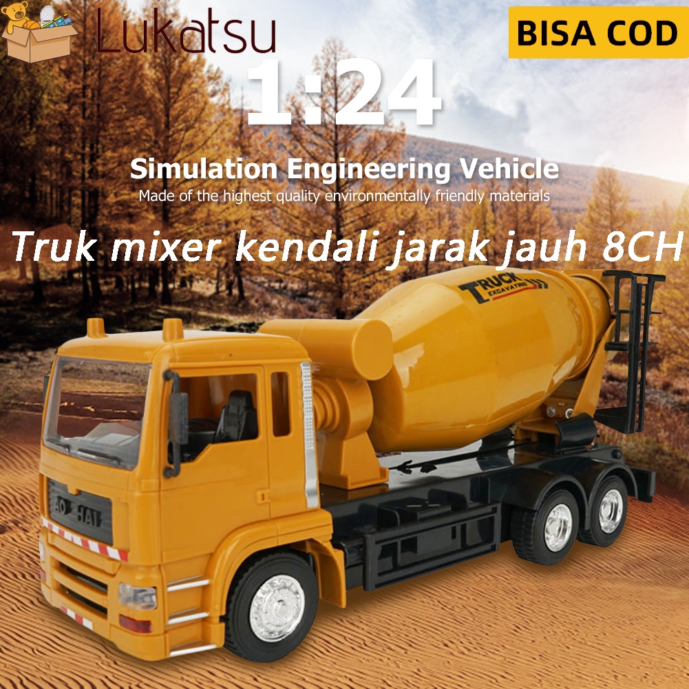 Jual Mainan Truck Molen Mobil Molen Pengaduk Semen Mainan Truk Molen Rc ...