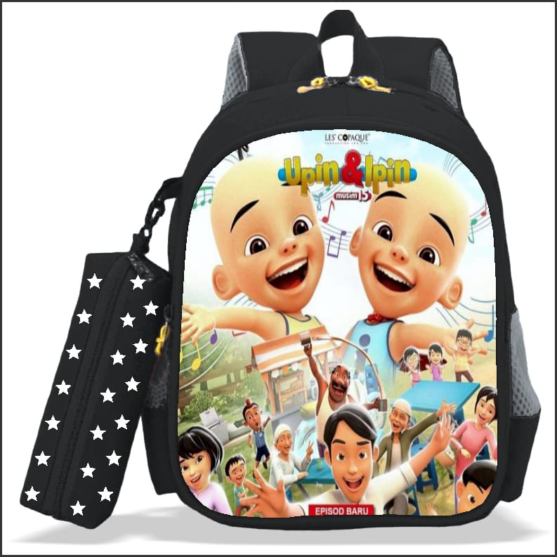 Jual Tas Ransel Sekolah Anak Laki-laki TK dan SD Karakter UPIN IPIN and Friends Bisa COD dan ...