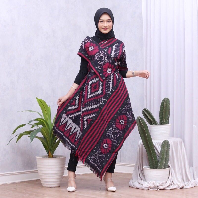 Jual DRES TENUN IKAT TROSO MOTIF NTT TORAJA BAJU ETNIK TENUN NUSANTARA CASUAL FORMAL & SANTAI ...