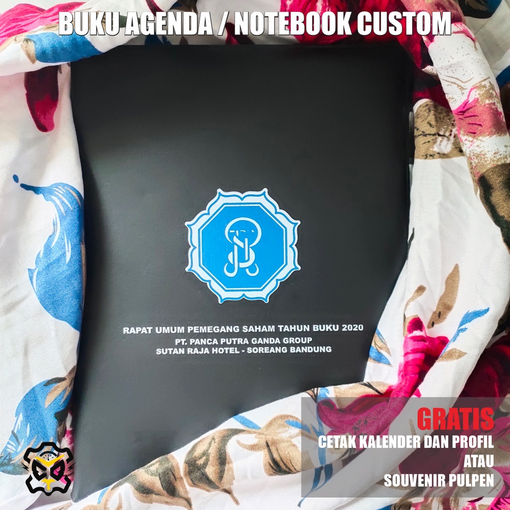 Jual Cetak Notebook custom kulit imitasi A5 bunus cetak isi | Shopee ...
