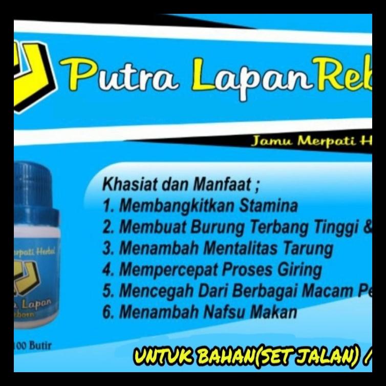 Jual JAMU BURUNG DARA MERPATI LOMBA BOTOL BIRU PUTRA LAPAN REBORN LARIS ...