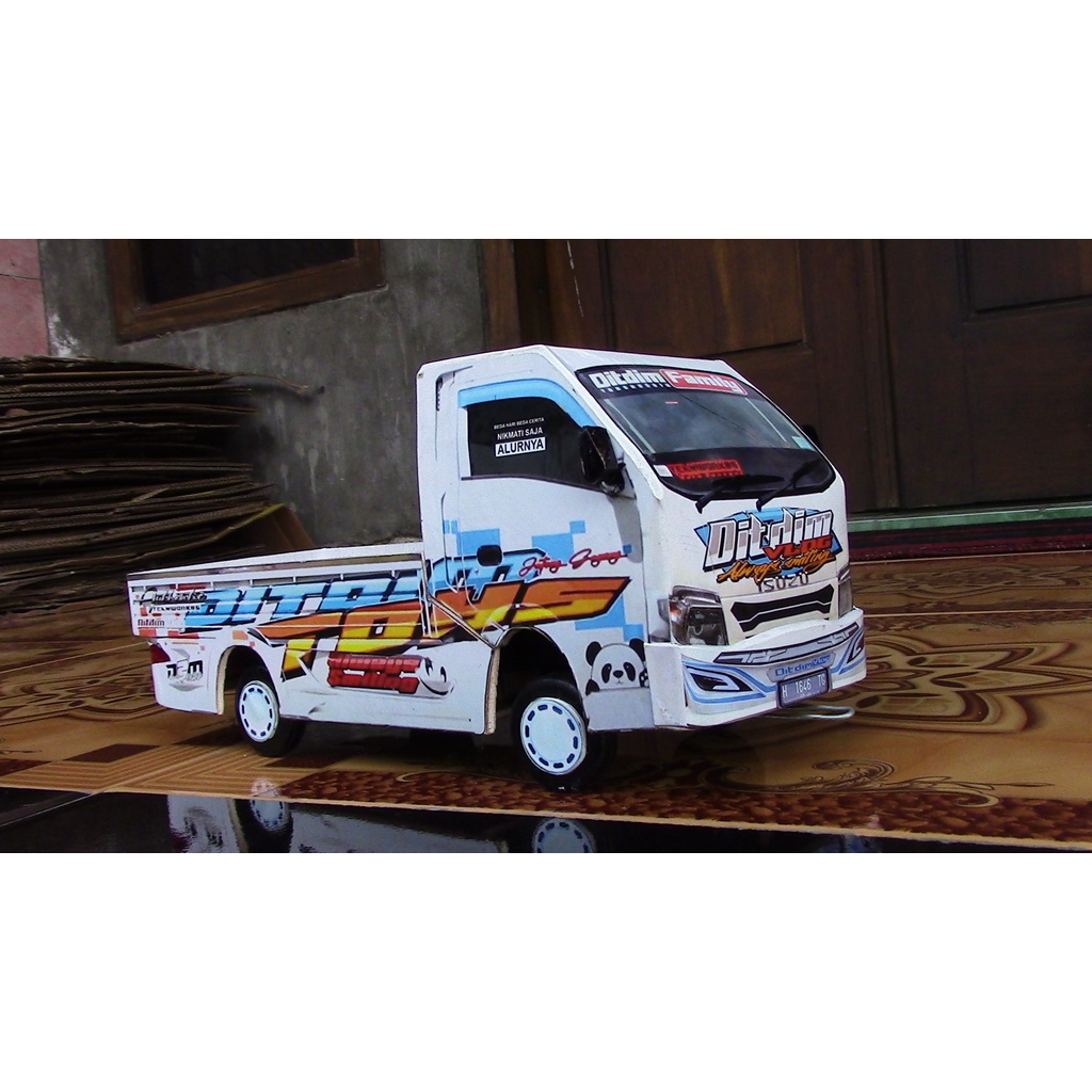 Jual Miniatur truk Traga DITDIM full mboys | Shopee Indonesia