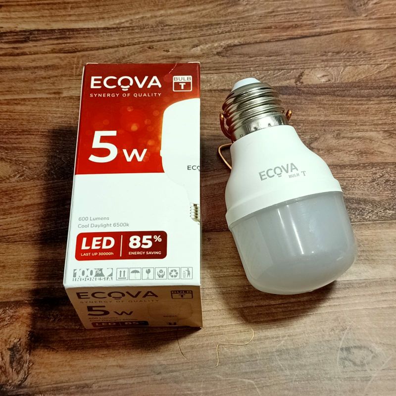 Jual lampu led Ecova bulb T 5watt putih | Shopee Indonesia