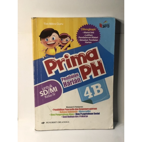 Jual Buku Prima PH 4B Untuk SD Kelas 4 | Shopee Indonesia