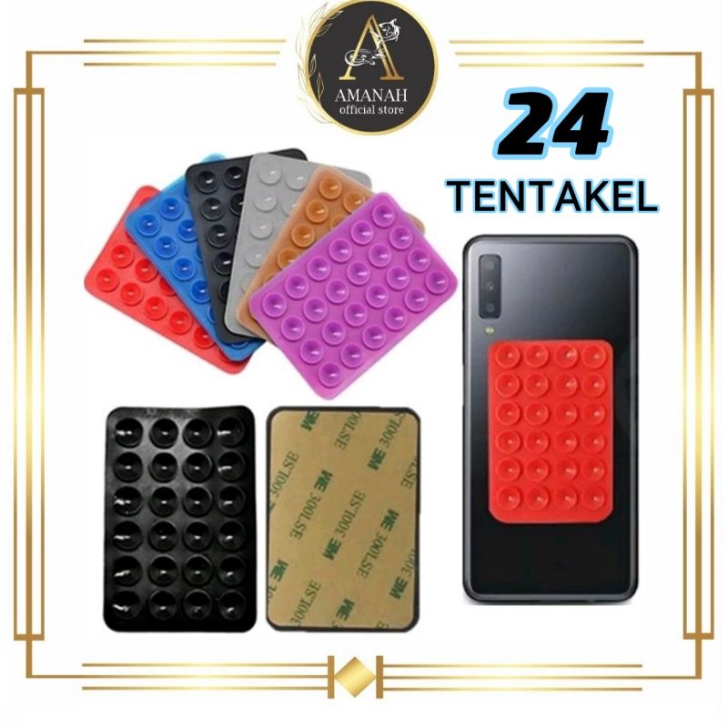 Jual Tempelan Perekat Gurita 3M / Holder HP Tentakel Silikon Karet ...