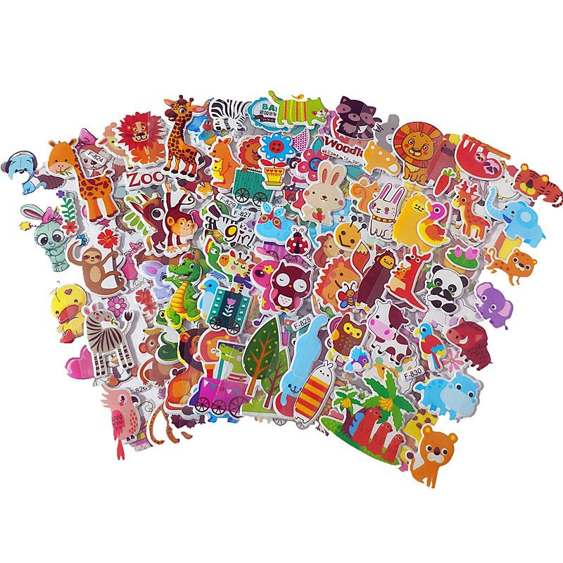 Jual Mainan Anak Sticker 3D Timbul / Sticker Anak Timbul Motif Karakter ...