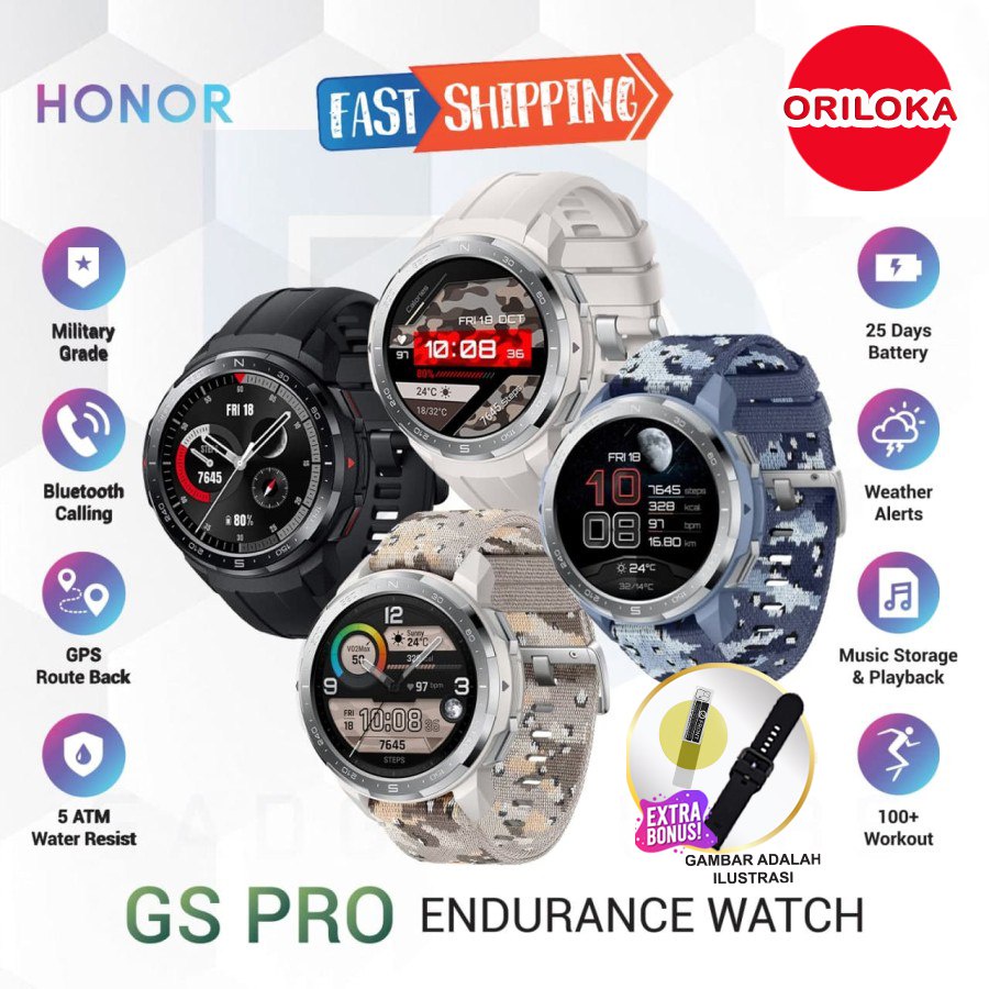 Jual HONOR GS Pro Smartwatch 48mm 1.39" AMOLED Display - Garansi Resmi ...
