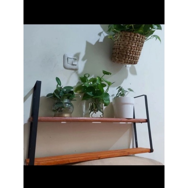Jual Hs Bracket Rak Tempel Dinding / besi rak dinding | Shopee Indonesia