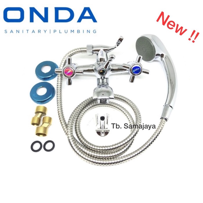 Jual Kran Shower Panas Dingin ONDA + Hand shower RRT . Kran bathtub ...