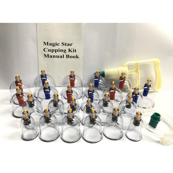 Jual Magicstar Alat Bekam Isi 24 / Kop Angin / Hijamah Cupping Therapy | Shopee Indonesia