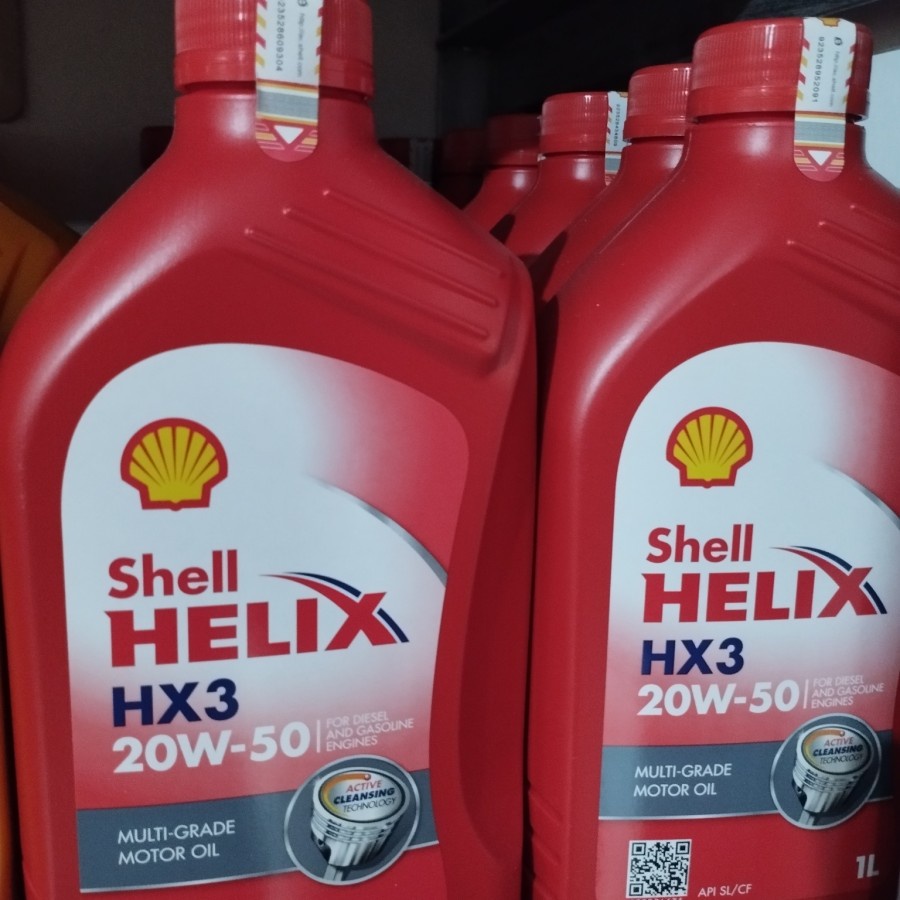 Jual Shell HX3 20W-50 oli 1 liter | Shopee Indonesia