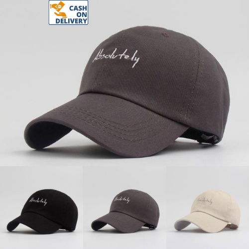 Jual Topi Baseball Bordir Absolutely / Topi Absolutely Unisex RIng Besi ...