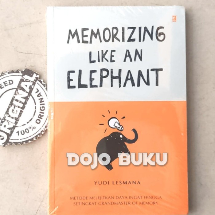 Jual Buku Memorizing Like An Elephant 2022 by Yudi Lesmana | Shopee ...