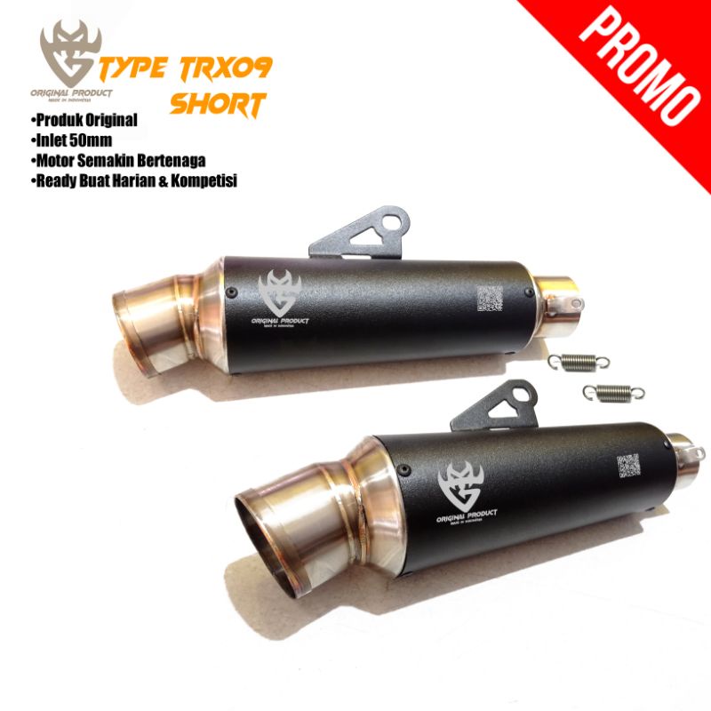 Jual Knalpot Racing Slincer Inlet 50mm Original GM Exhaust Typr TRX09 ...