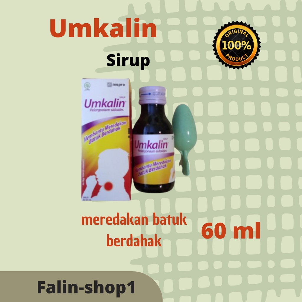 Jual OBAT BATUK || OBAT BATUK ANAK || UMKALIN SYRUP 60ML BATUK BERDAHAK ...