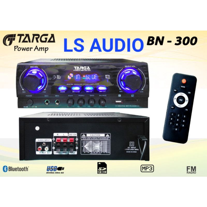 Jual POWER AMPLIFIER TARGA BN 300 POWER MINI TARGA | Shopee Indonesia