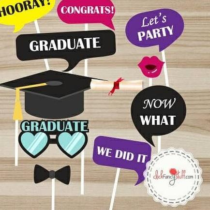 Jual photobooth props / properti / aksesoris foto wisuda / graduation ...