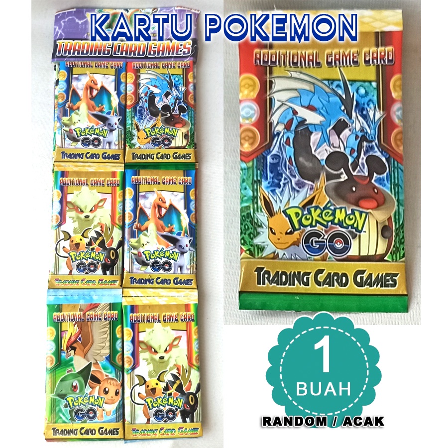 Jual Kartu POKEMON Trading Card Satuan 1 sachet - KARTU POKEMON SATUAN | Shopee Indonesia
