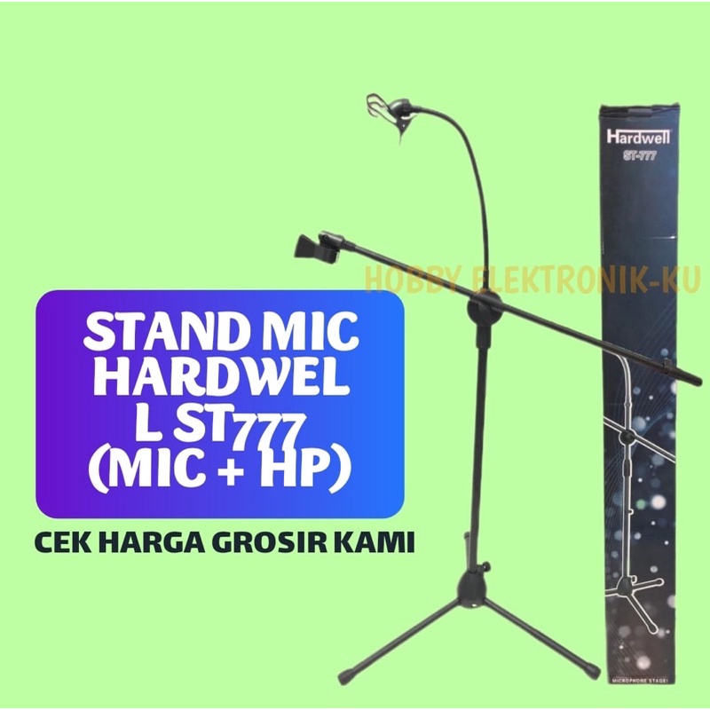 Jual STAND MIC HARDWELL ST777 (MIC + HP) | Shopee Indonesia