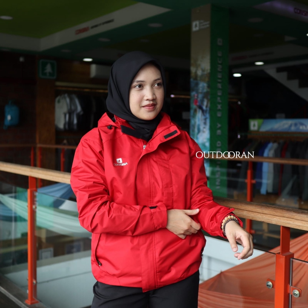 Jual JAKET GUNUNG CONSINA VERMILION - JAKET OUTDOOR | Shopee Indonesia