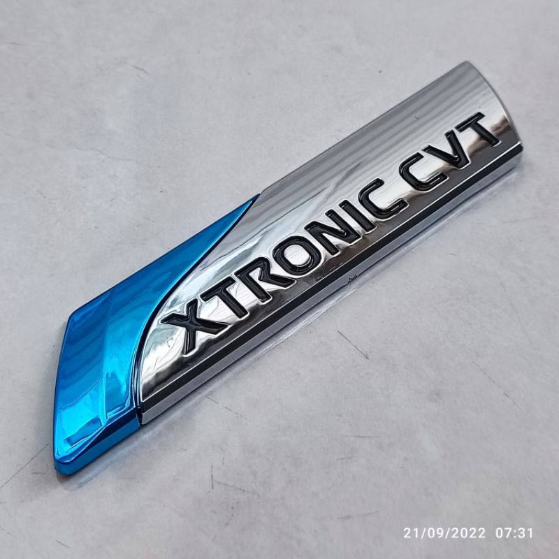 Jual satu buah emblem tulisan XTRONIC CVT untuk nissan | Shopee Indonesia