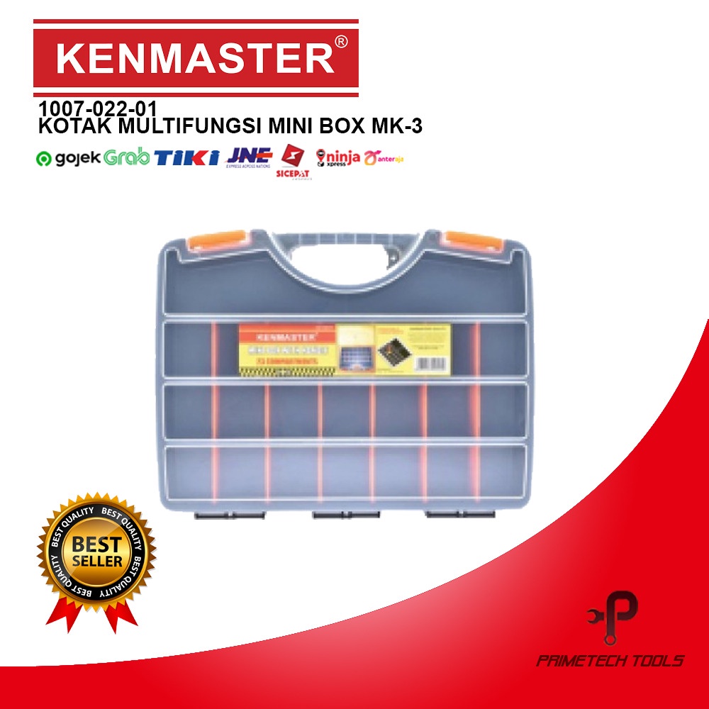 Jual KENMASTER TOOLBOX MINI MULTIFUNGSI 23 SEKAT COMPARTMENT MK-23 ...