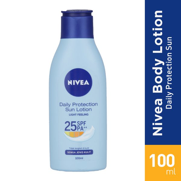 Jual Nivea Daily Protect Sun Lotion Spf33 100Ml (kemasan baru) | Shopee ...