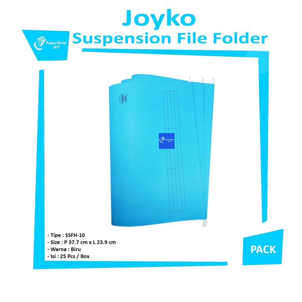 Jual JOYKO - Suspension File Folder - Map Gantung SSFH-10 Biru - Pcs ...