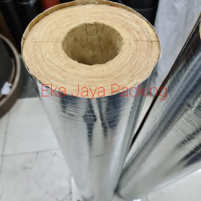 Jual Rockwool Pipe 1" x 50mm ( Rockwool Pipa Lapis Alumunium Foil ...