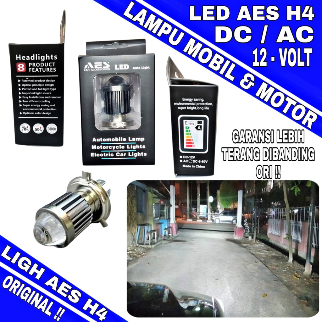 Jual LAMPU MOTOR DAN MOBIL LAMPU LED HEADLAMP H4 LASER GUN I Bohlam Led ...