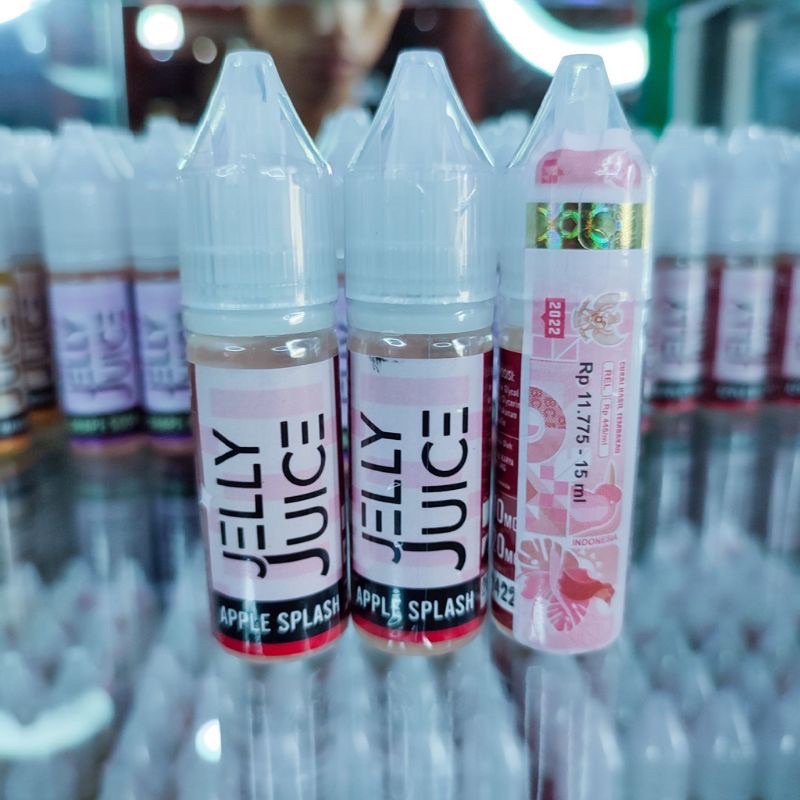 Jual BOTOL KEMASAN 15ml JELLY JUICE RASA APPLE SPLASH | Shopee Indonesia