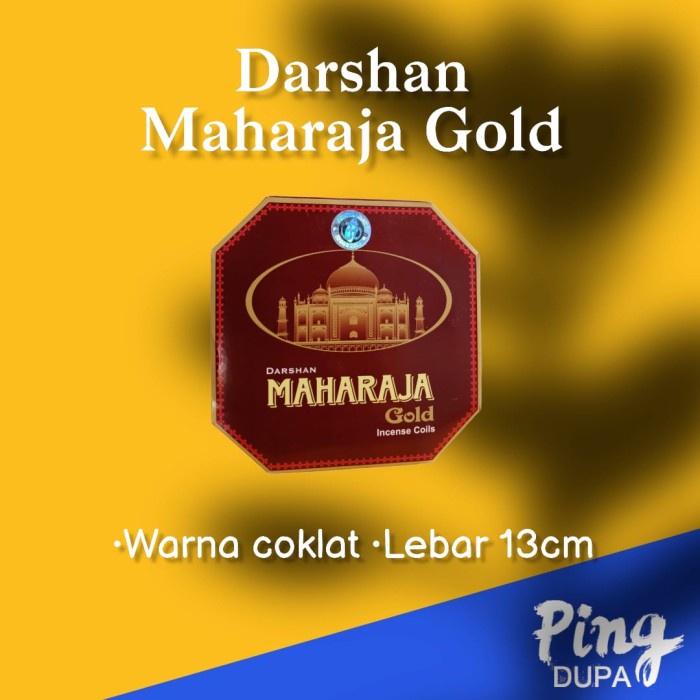 Jual Dupa Hio India Lingkar Darshan Maharaja Gold 24 Jam | Shopee Indonesia