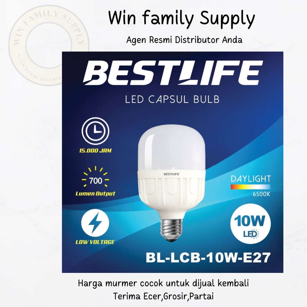 Jual LAMPU LED 10 WATT BESTLIFE CAPSULE E27 GROSIR MURAH | Shopee Indonesia