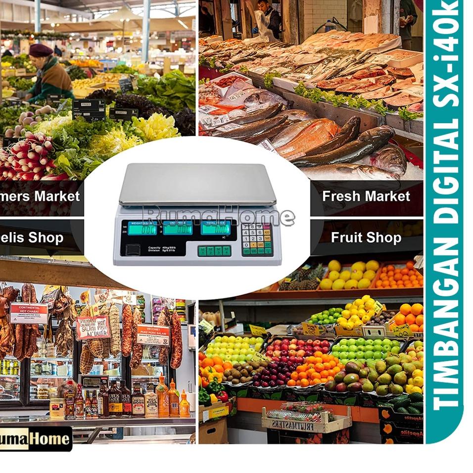 Jual 269ETA i-40K Digital Computing Scale 40Kg Double Display ...