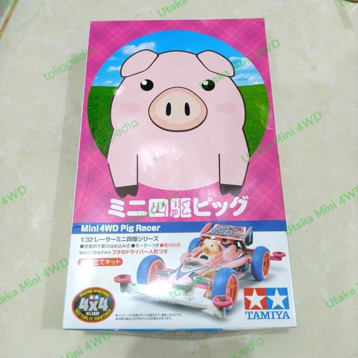 Jual TAMIYA 18089 MINI 4WD PIG RACER (SUPER 2 CHASSIS) | Shopee Indonesia