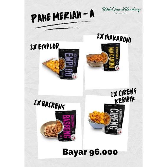 Jual PAHE MERIAH A/B Boboko snack | Shopee Indonesia