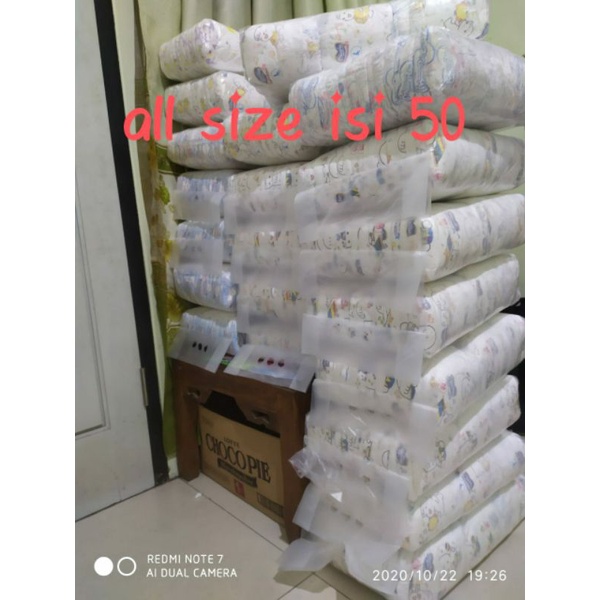 Jual popok bayi - pampes bayi curah / repack semua size isi 50 size NB-S S M L XL | Shopee Indonesia