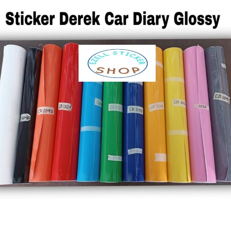 Jual Stiker Scotlite Derek Car Diary Glossy (Roll) 45cm x 15m | Shopee ...