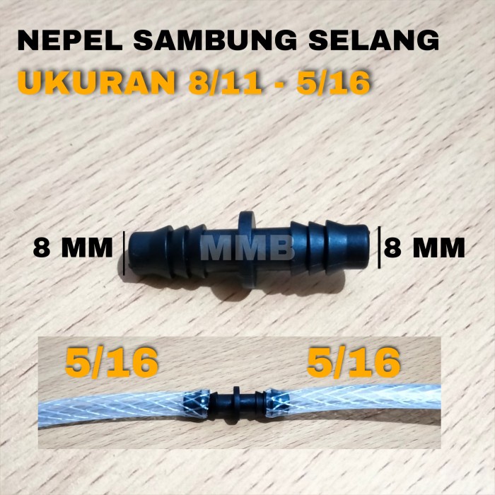 Jual NEPEL SAMBUNG SELANG 5/16 / REDUCER SELANG 8/11 MM | Shopee Indonesia