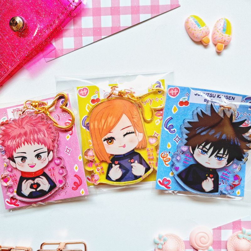 Jual Jujutsu Kaisen Take my Heart Series Keychain / popsocket jujutsu ...