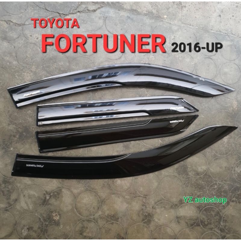 Jual Talang Air TOYOTA FORTUNER 2016-2022 (Model Injection Mugen) 4pcs | Shopee Indonesia